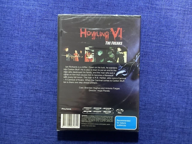 HOWLING 6 THE Freaks DVD (Region 4, 2003) Brand New Sealed Horror £5.93 ...