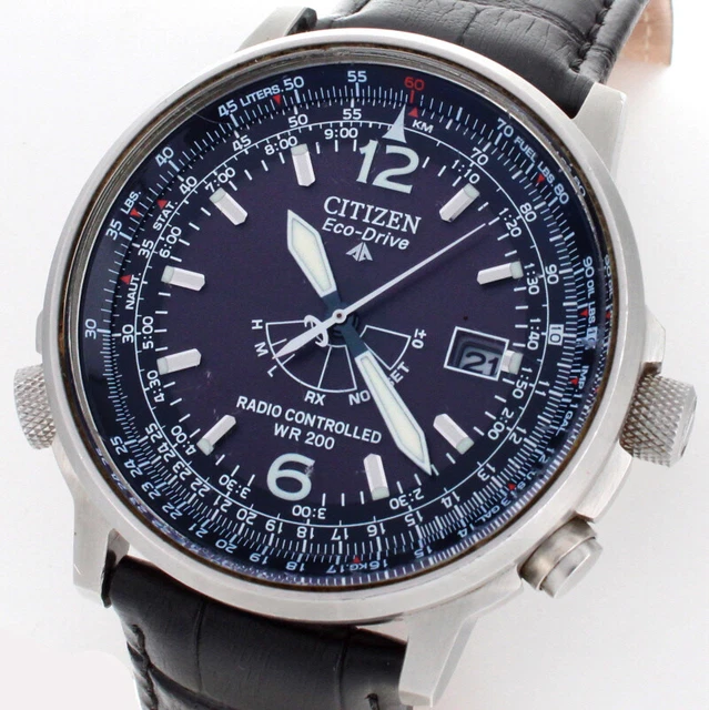 MONTRE HOMME CITIZEN Promaster Sky Funk Eco-Drive Avion Solaire + Sans ...