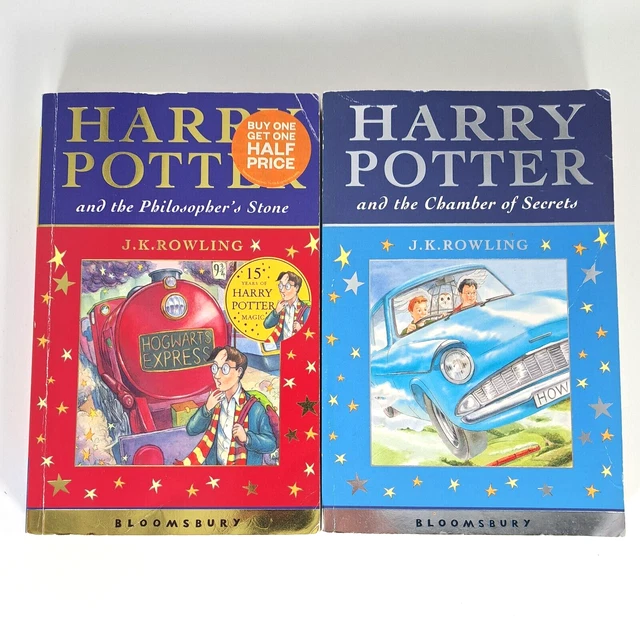 HARRY POTTER CELEBRATION edition Bundle Philosophers stone, Chambers of ...