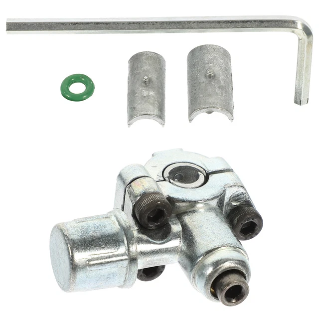 ZINC ALLOY NEEDLE Puncture Valve Refrigeration Fittings Tube Check £8. ...