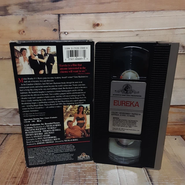 EUREKA VHS USED Gene Hackman Thriller Drama 1983 MGM UA Home Video £17. ...