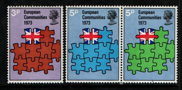 GREAT BRITAIN GB 1973 EEC Entry into European Community SG919-21 MNH ...