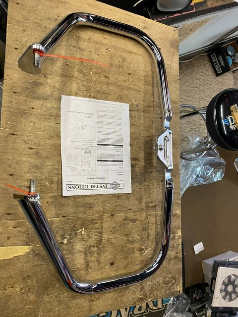 OEM HARLEY ENGINE Guard Highway Crash Bar FLSB 2018^ Softails Fatboy ...