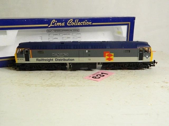 LIMA 00 CLASS 47 Diesel Loco 47375 Railfreight Sector Tinsley Traction ...