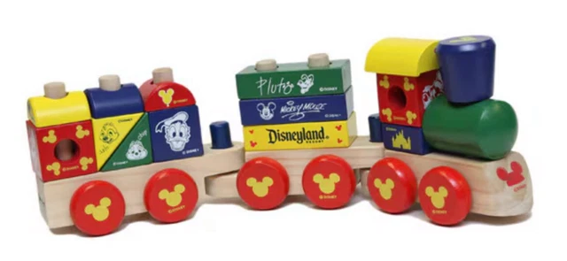 MELISSA & DOUG Disney Parks EXCLUSIVE Mickey Mouse Wood Block Stacking ...