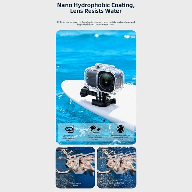 45M WATERPROOF CASE for DJI For Osmo Camera with PC Shell and Base ...