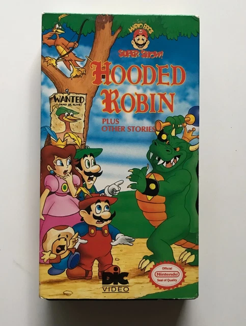 SUPER MARIO BROS Show: Hooded Robin VHS Retro Animation Nintendo DIC ...