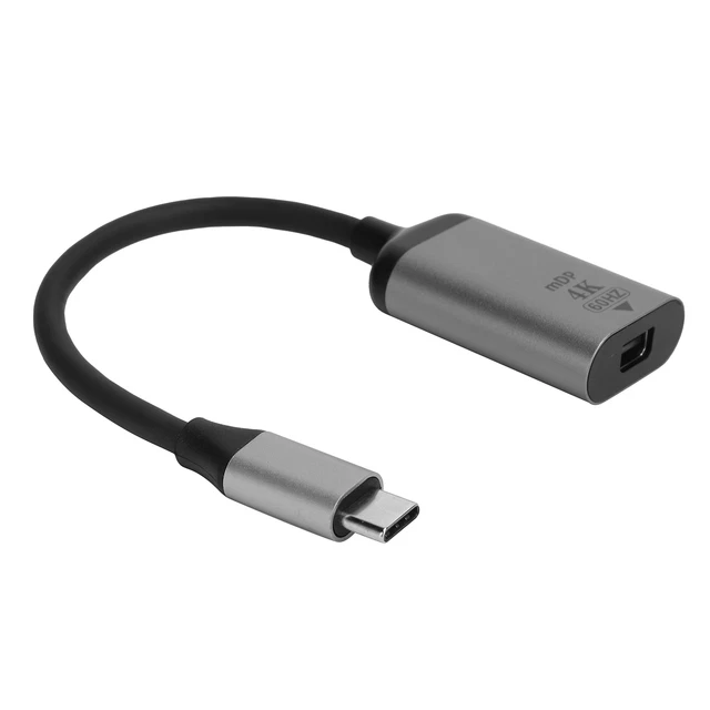 TYPEC TO MINI Converter USBC 4K 60Hz Adapter Cable For Computers Mobile ...