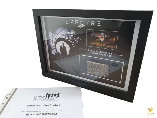 JAMES BOND 007 Spectre MI6 Building Piece Movie Prop Screen Seen ...