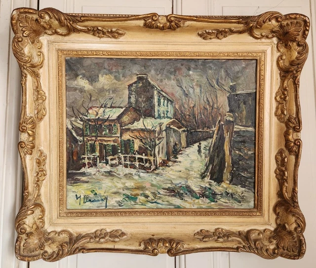 ANCIEN TABLEAU HUILE sur toile EUR 480,00 - PicClick FR