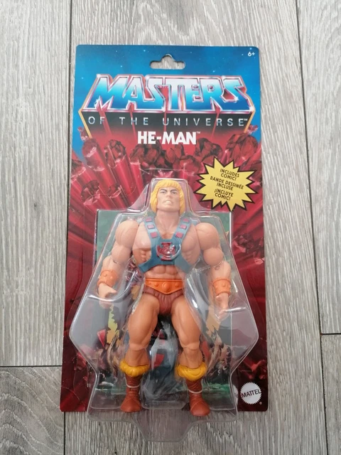 MATTEL MASTERS OF the Universe Origins He-Man 5.5 inch Action Figure ...