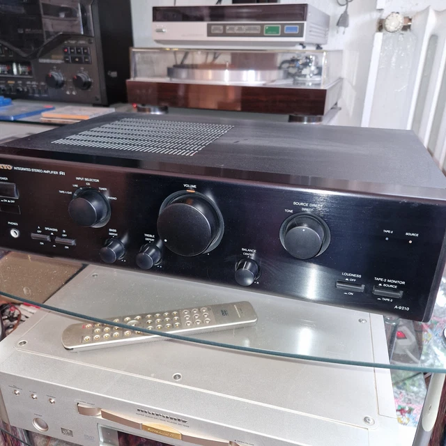 ONKYO A-9210 AMPLIFICATORE/AMPLIFICATORE con ingresso phono/g e p r ü f ...