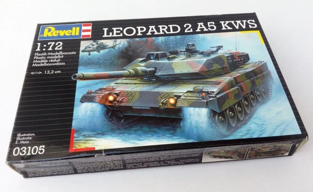 REVELL 03105 LEOPARD 2 A5 KWS 1:72 Bauteile versiegelt EUR 13,90 ...