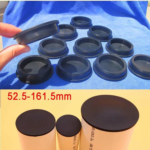SILICONE RUBBER BLANKING End Caps Pipe Tube Inserts Plugs Bung 52.5mm ...