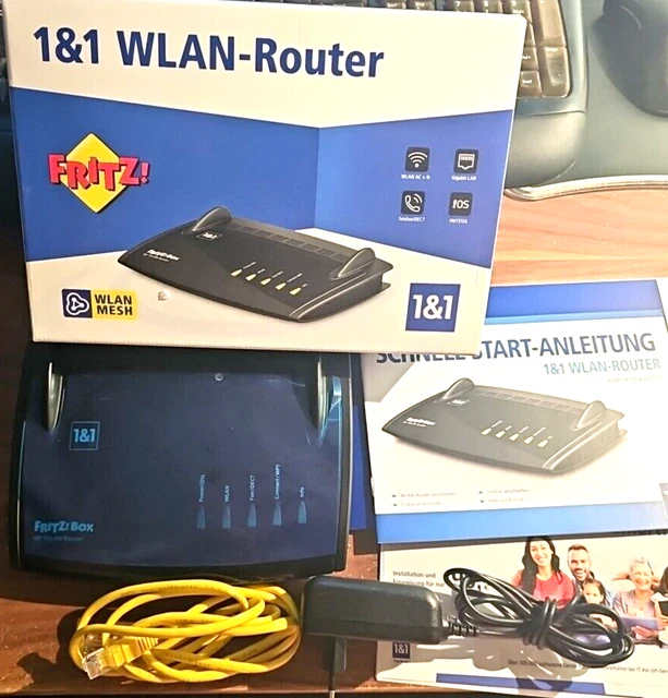 AVM FRITZ!BOX 7520 1&1 Edition / HomeServer / USB-WLAN-Router mit OVP ...