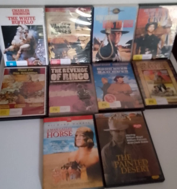 CLASSIC WESTERN DVD Bundle 10 films Charles Bronson White Buffalo ...