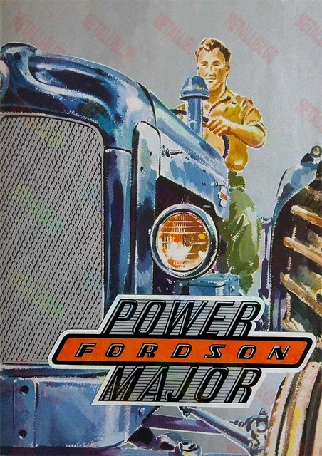 FORDSON POWER MAJOR Tractor - Brochure Inspired Poster (A3) £2.95 ...