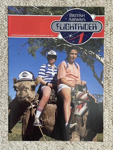 BRITISH AIRWAYS FLIGHT Rider magazine issue No9 Rare 1980’s in good ...