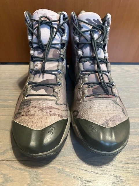 UNDER ARMOUR UA Micro G Hi Valsetz Camo Tactical Boots Mens Size 11 £72 ...