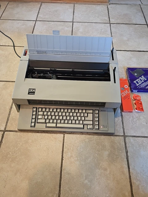 IBM WHEELWRITER 3 Series II Typewriter w/ Power Cord - Tested $119.95 ...