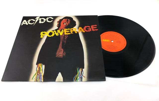 AC/DC POWERAGE 1983 Australian Albert Productions Red Label Vinyl LP ...
