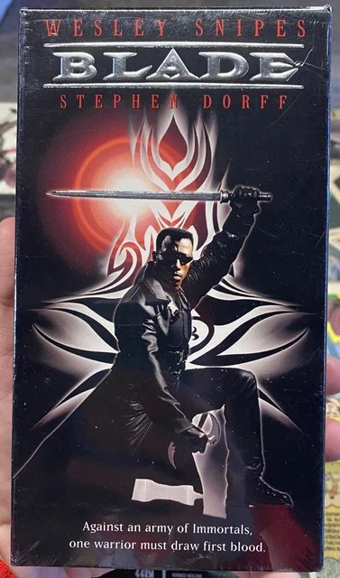 VINTAGE 1998 BLADE VHS Wesley Snipes Stephen Dorff Vampire Hunter NEW ...