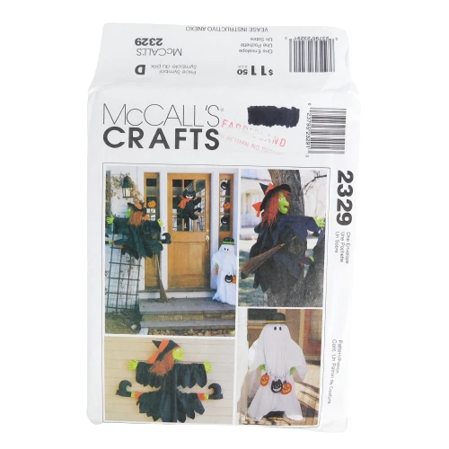 MCCALLS CRAFTS 2329 Halloween Decorations Sewing Pattern Tree House ...