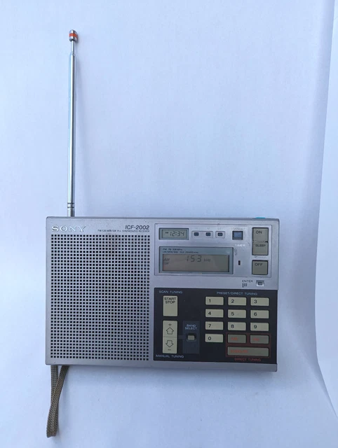 SONY ICF-2002 FM/LW/MW/SW PLL Synthesized Short Wave Radio Receiver ...
