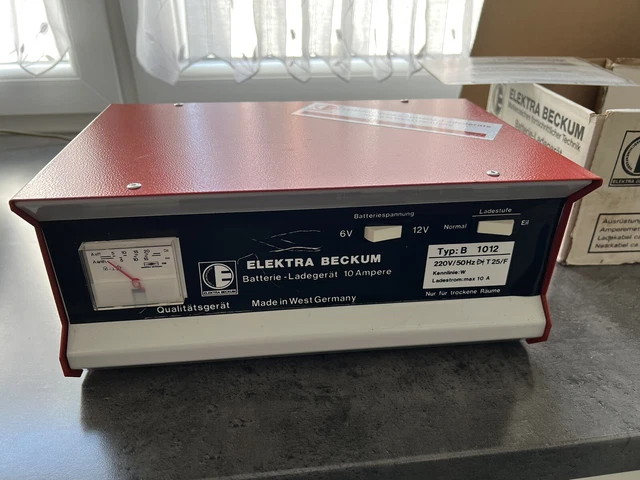 BATTERIELADEGERÄT ELEKTRA BECKUM BL 1012, Oldtimer, 80er Jahre ...