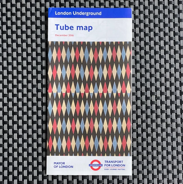 LONDON UNDERGROUND TUBE Map December 2016 £1.00 - PicClick UK