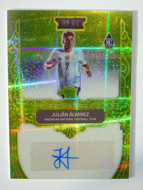 FANSMALL ARGENTINA JULIAN Alvarez firma auto RC rookie Manchester City ...