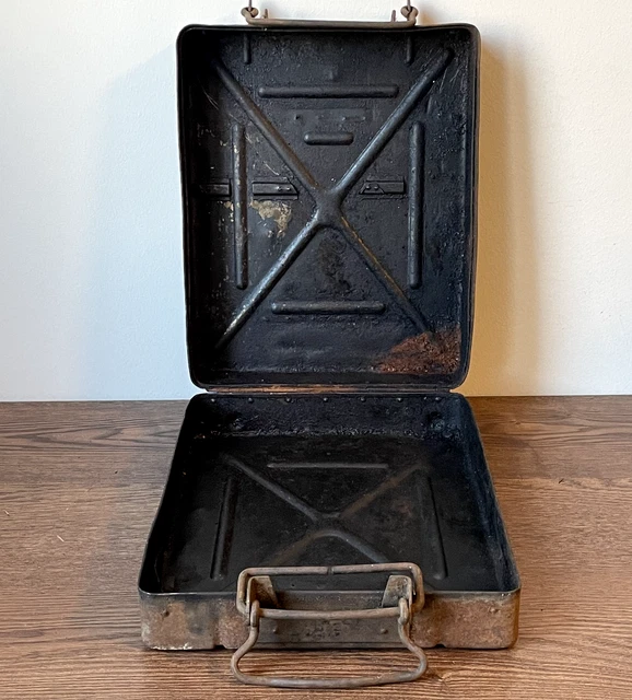 1939! ORIGINAL WW2 GERMAN METAL BOX 8cm Wgr.34 3x 8cm MINES MORTAR ...