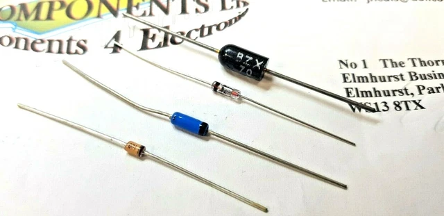 VINTAGE RARE ZENER DIODES All in one list £1.93 - PicClick UK