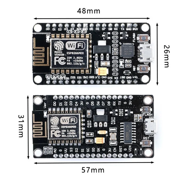 ESP8266 DEV BOARD ESP-12E WiFi Module CH340 CP2102 IoT PCB Antenna $6. ...
