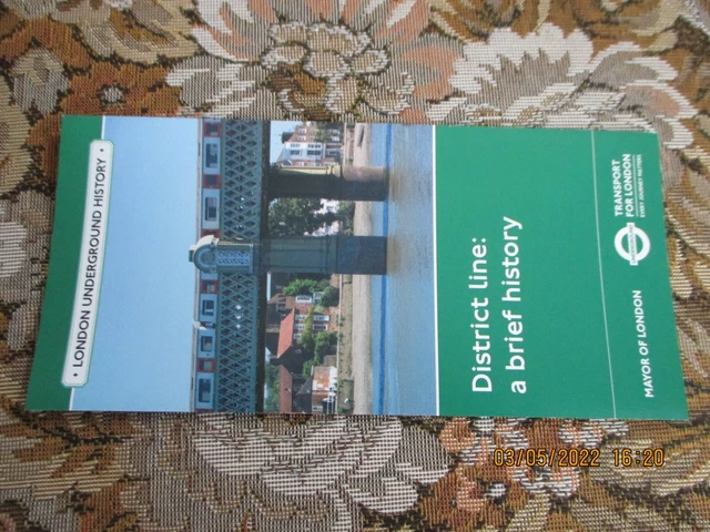 LONDON UNDERGROUND DISTRICT LINE A Brief History LEAFLET NEW EUR 1,38 ...
