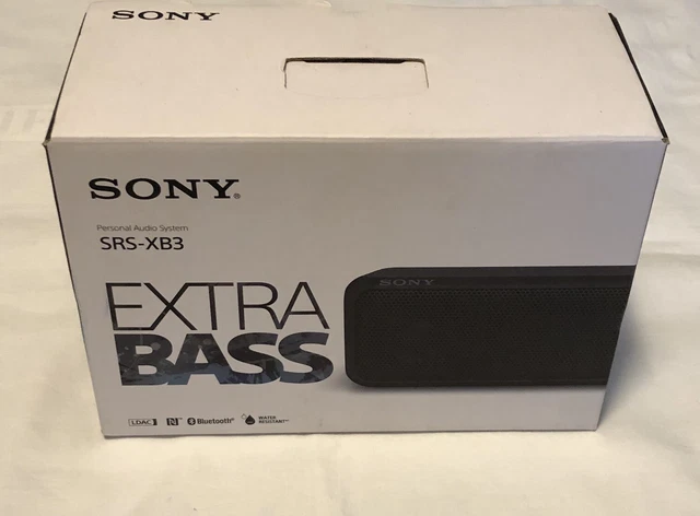 ORIGINAL SONY SRS-XB3 EXTRABASS Wireless Bluetooth Box Lautsprecher OVP ...