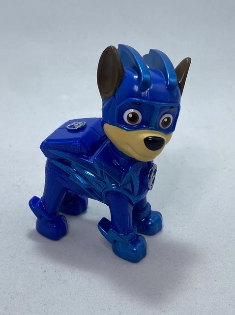 PAW PATROL MIGHTY Pups Chase Figure Toy Dog Cake Topper £5.99 - PicClick UK