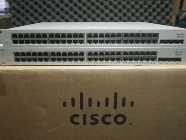 CISCO MERAKI MS220-48LP Gig Cloud Géré Interrupteur Poe Unclaimed 2 Bd ...