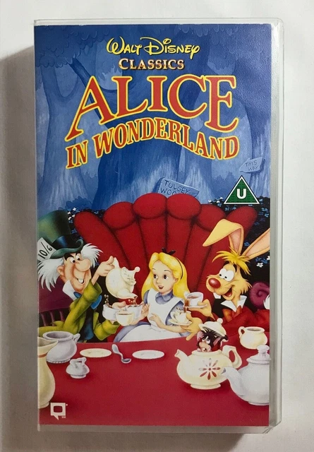 ALICE IN WONDERLAND VHS PAL Walt Disney Classics Video Tape EUR 5,20 - PicClick IT