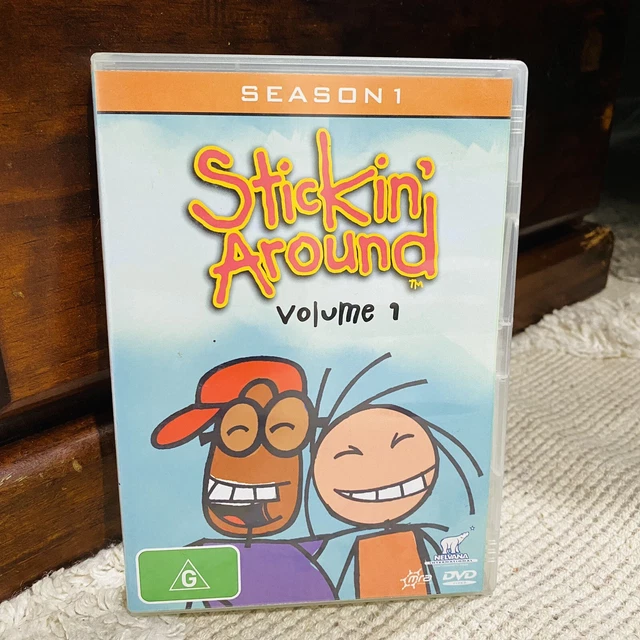 STICKIN AROUND SEASON Volume 1 DVD Animated Cartoon Kids 1996 90s ...