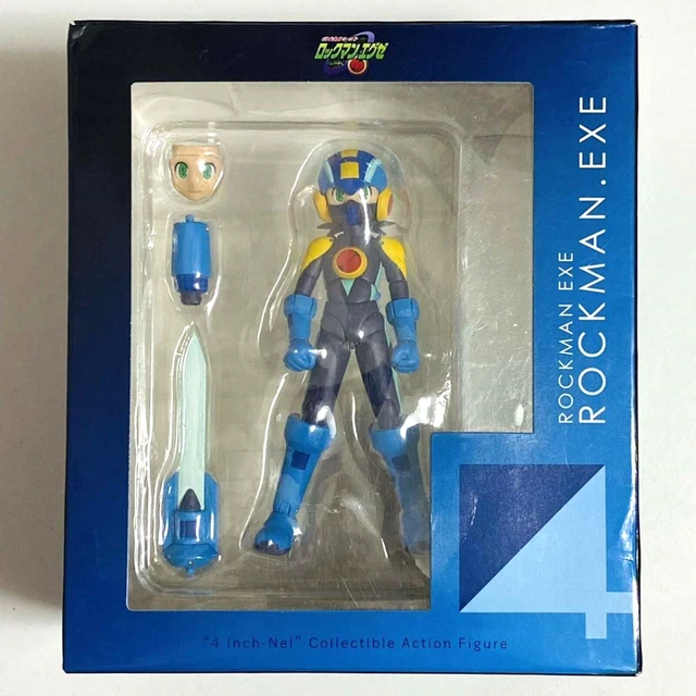 ROCKMAN EXE MEGA Man Sentinel 4 Inch Nel Series Action Figure CAPCOM £ ...