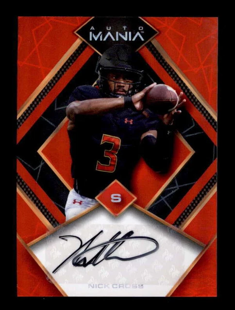 NICK CROSS 2022 Wild Card Mania Rookie Autograph Auto Rc Bd9003 $23.01 ...