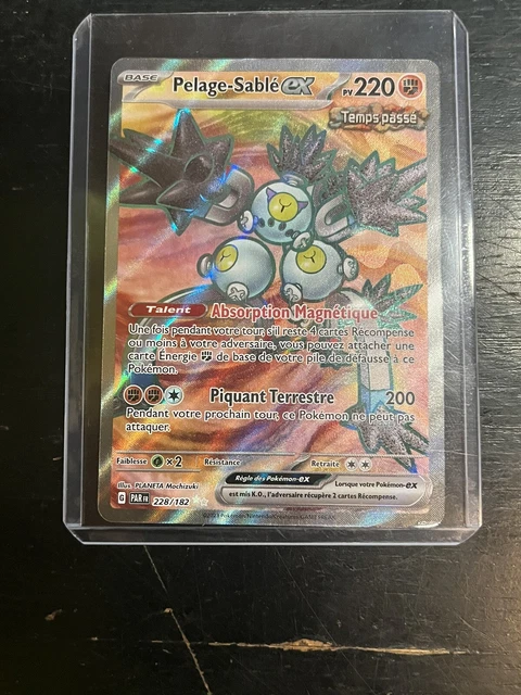 CARTE POKÉMON PELAGE-SABLÉ EX Full Art 228/182-EV4 Faille Paradoxe FR ...