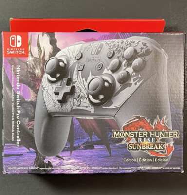NINTENDO SWITCH PRO Controller [ Monster Hunter Rise Sunbreak Edition ...