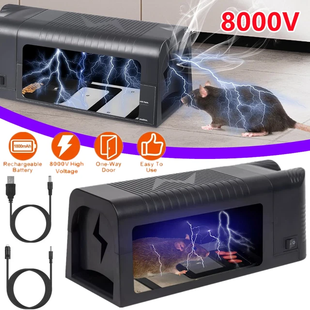 ELECTRONIC MOUSE TRAP Mice Rat Killer Pest Victor Control Electric ...