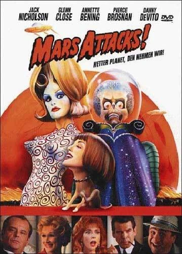 MARS ATTACKS! (DVD) Min: 102/DD5.1/WS - WARNER HOME - (DVD Video ...