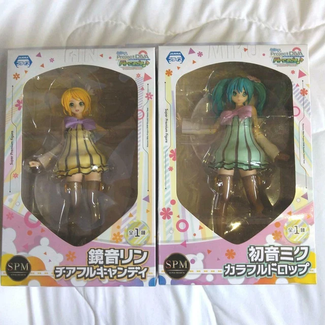 FIGURINE PROJECT DIVA Hatsune Miku Kagamine Rin Cheerful Candy Colorful ...