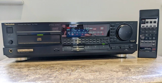 TECHNICS SL-P999 CD Player ~ 4 Burr-Brown PCM56P DACs ~ Remote ...