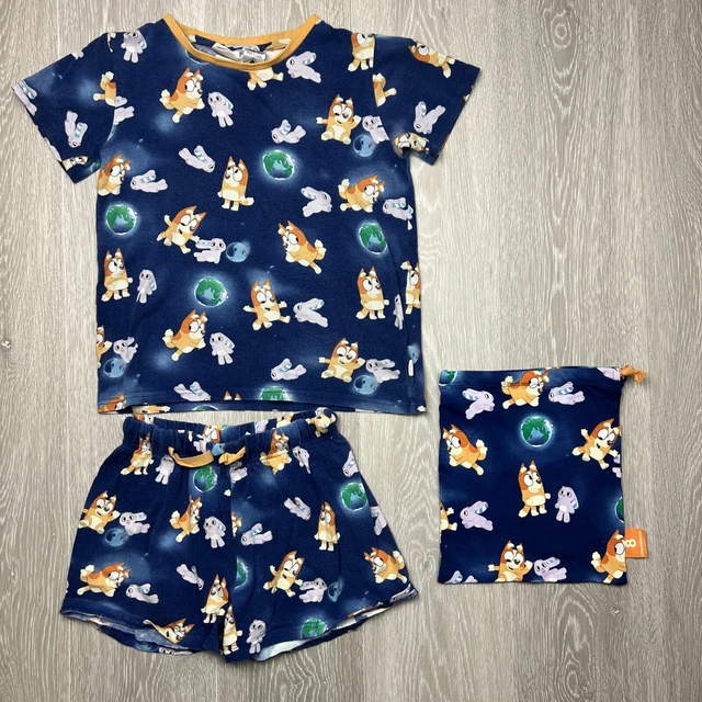 PETER ALEXANDER X Bluey Bingo Kids Space Pyjama Set Size 8 Years £9.31 ...