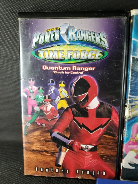 POWER RANGERS VHS Lot Time Wild Force Turbo Lightspeed Rescue Movie ...